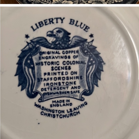 liberty blue | Kitchen | 74 Piece Liberty Blue Staffordshire Dinnerware ...
